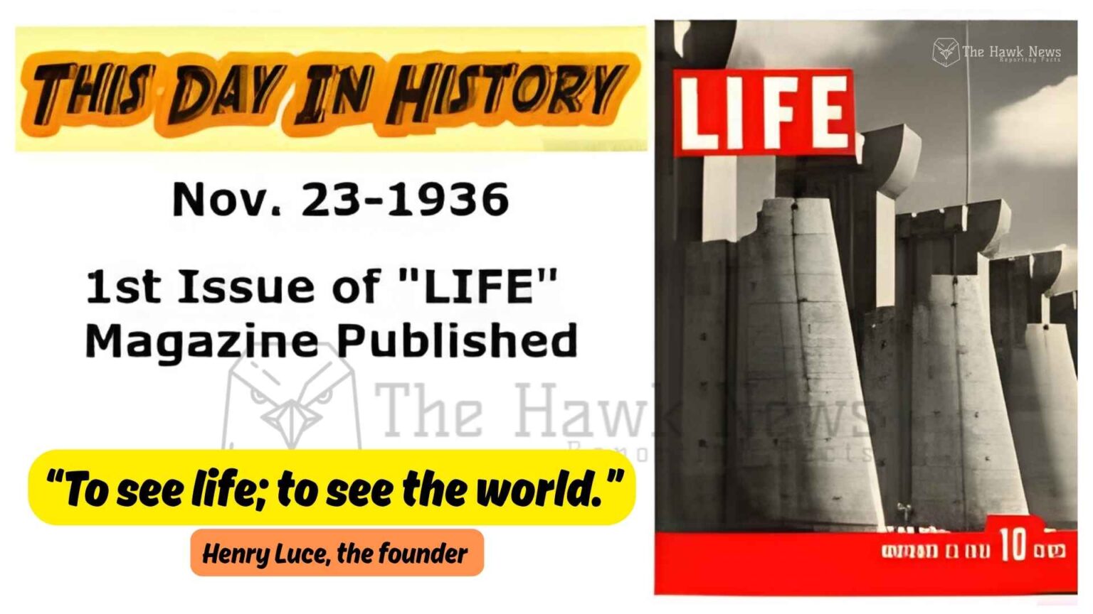 When Pictures Learned to Speak: The Birth of LIFE Magazine in 1936 ...